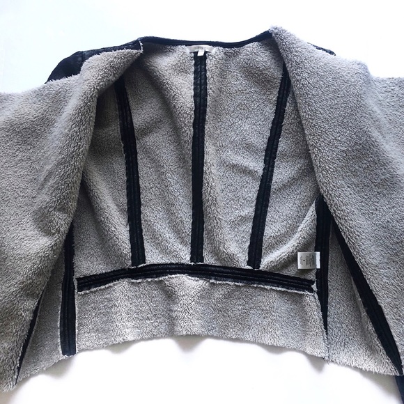 Matty M | Jackets & Coats | Matty M Faux Leather Shearling Jacket ...